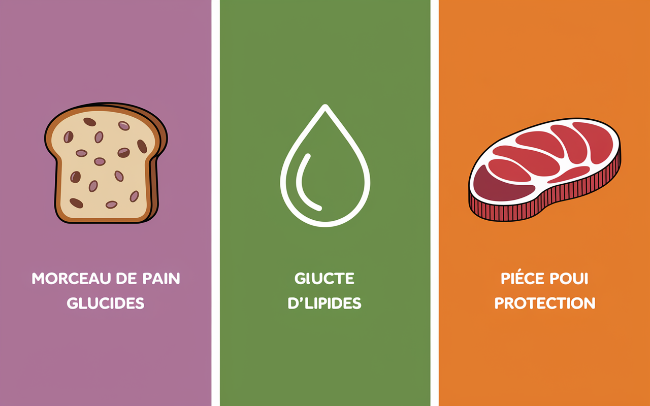 Tableau glucides lipides protides pour mieux choisir ses aliments