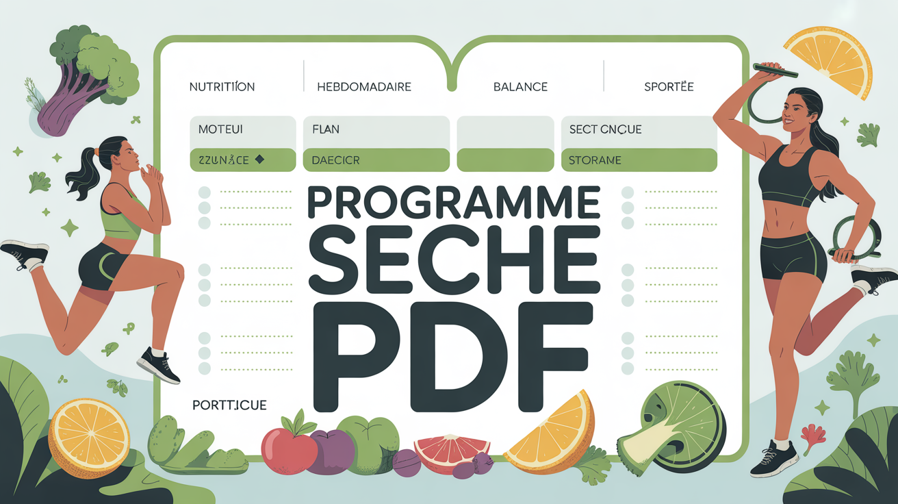 Programme sèche PDF gratuit : téléchargez un guide nutrition efficace et personnalisé